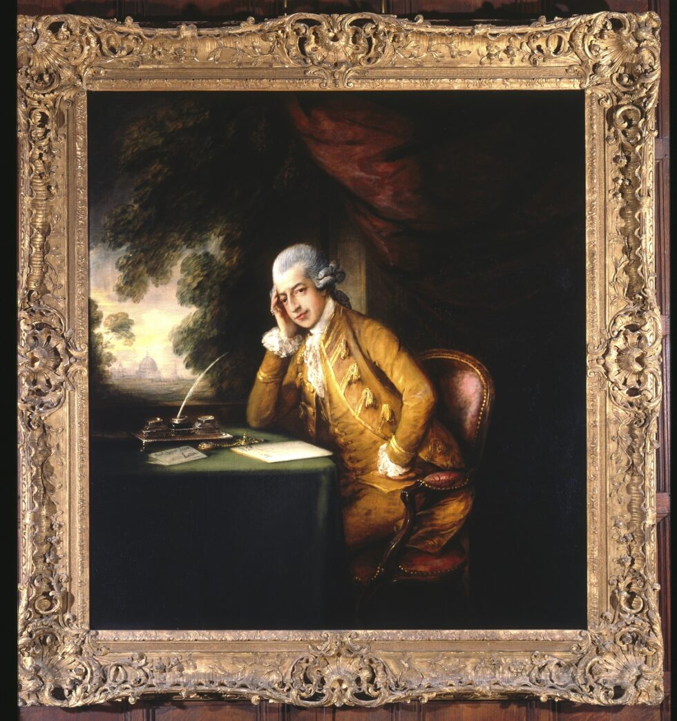 Portrait of Raphael Franco by Gainsborough - Newport Restoration Foundation